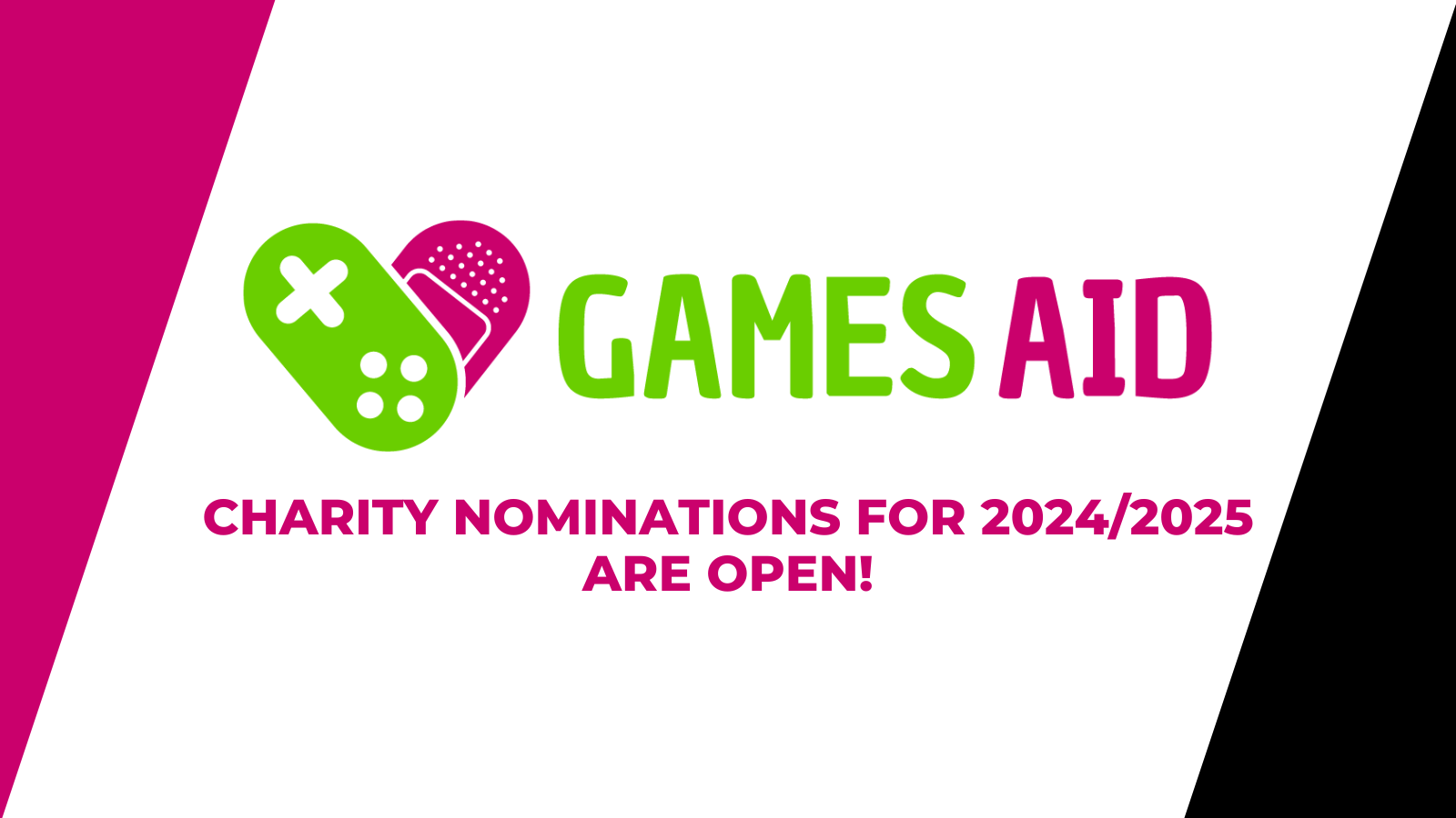GamesAid Charities announced for 2023/2024 - Games Aid